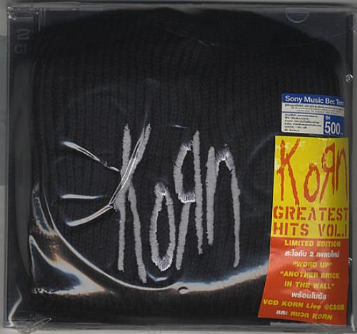 Korn Greatest Hits Vol.1 [+ HAT] Thailand 2 CD album set (Double CD ...